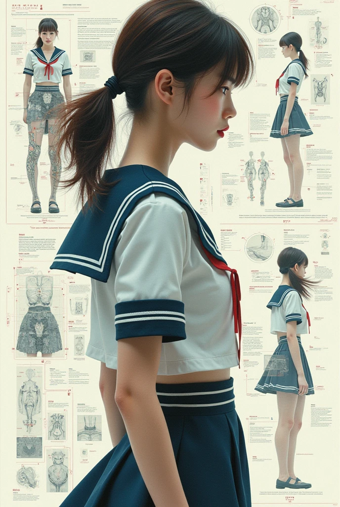 Female Cyborgのエントリーのマインドマップ, Outputs and Processors, Multiple exposure ...