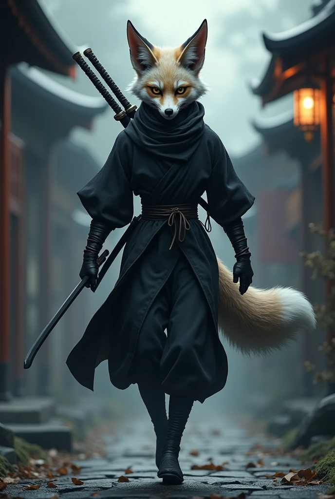 Beast Rapposa Ninja - SeaArt AI