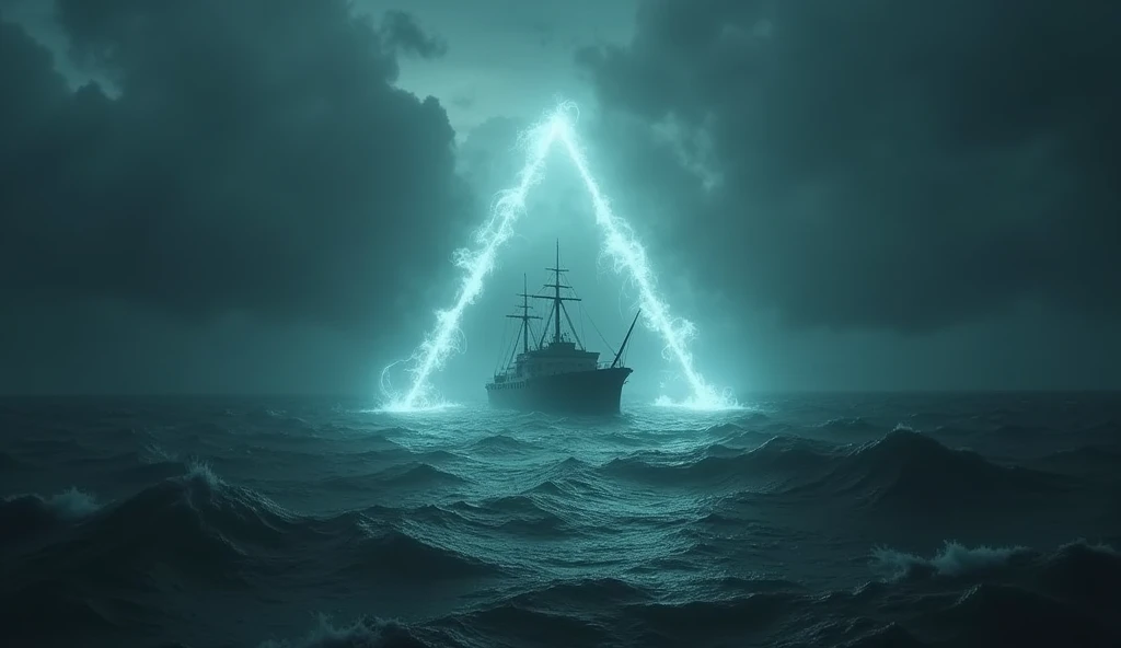 Make me a Youtube thumbnail for a video on the Bermuda Triangle - SeaArt AI