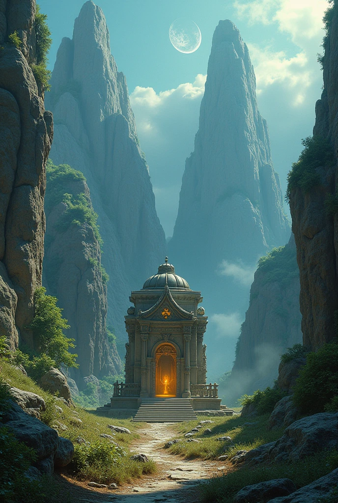 Ancient shrine,Fantasy,beautiful,screen,Small shrine,Another world ...