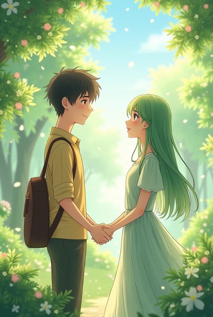 A gentle, kind, friendly ENFJ young man with a gentle, polite - SeaArt AI