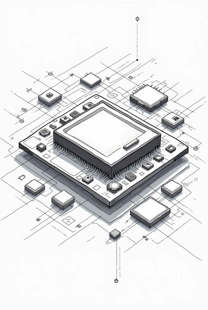 Sketch type poster of electronics department for teachers day event ...