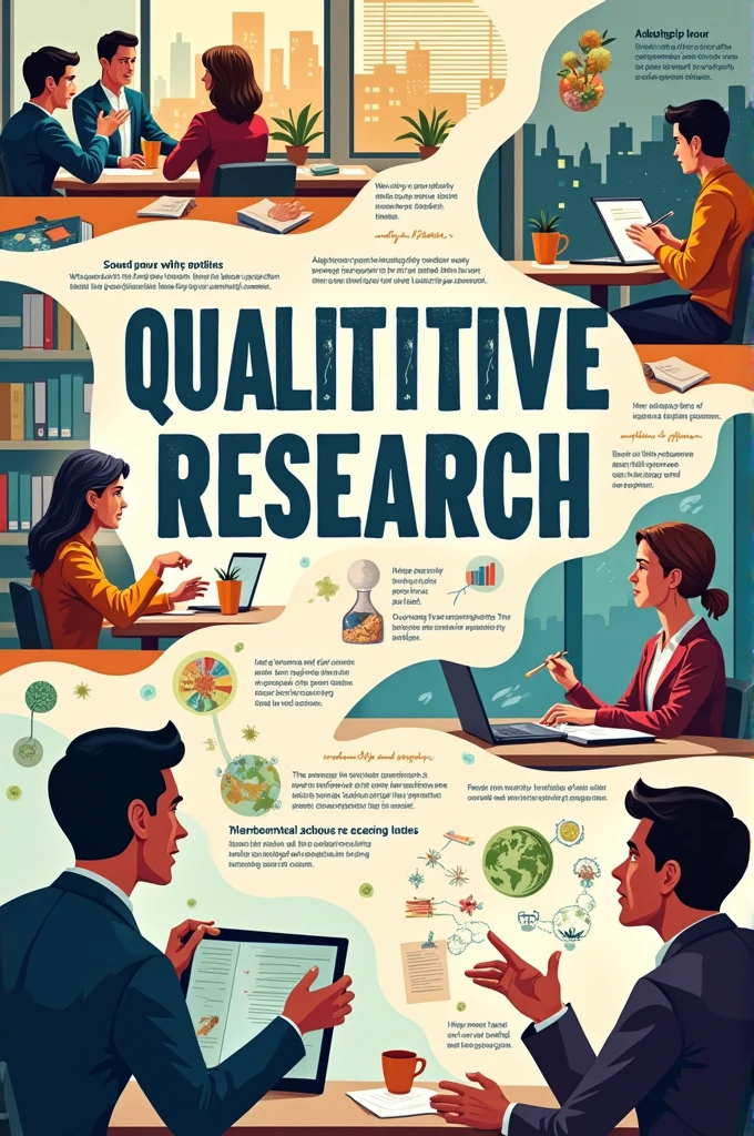 Poster about this Qualitative research is very important in educational ...
