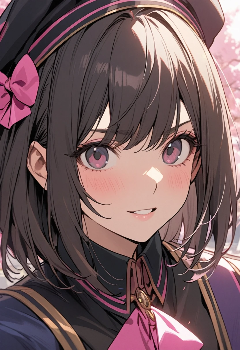 A close-up of 1 Mori Ranmaru's face, captured completely from the front ...