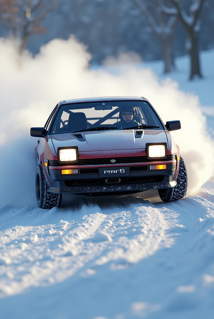 Frieren, Driving, Toyota Sprinter Trueno AE86, Drifting - SeaArt AI