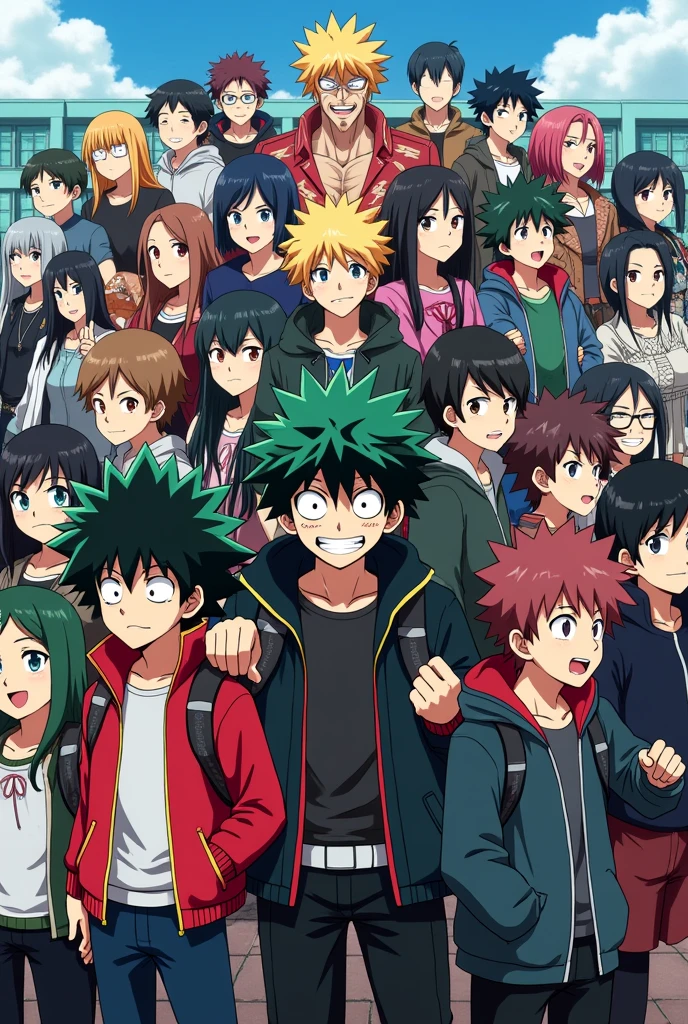 Anime MHA create a anime character class 1A all student creating all ...
