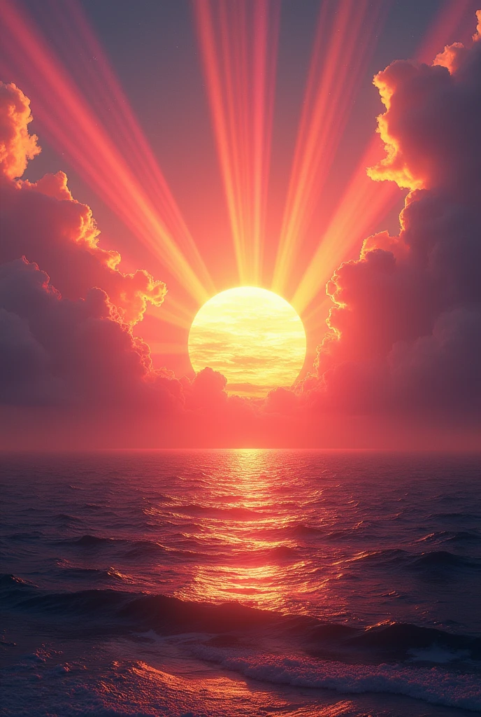 A extra dramatic, unrealistic, realistic, beautiful sunset that was ...