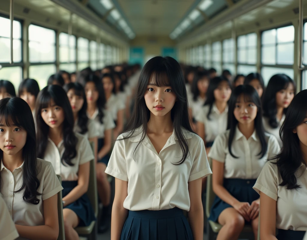 (Japanese Clone-girls=Myself), (Super Best masterpiece Clone - SeaArt AI