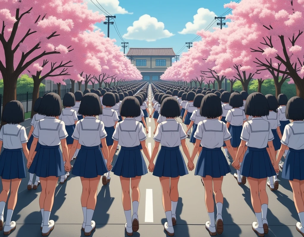 (Japanese Clone-girls=Myself), (Super Best masterpiece Clone - SeaArt AI