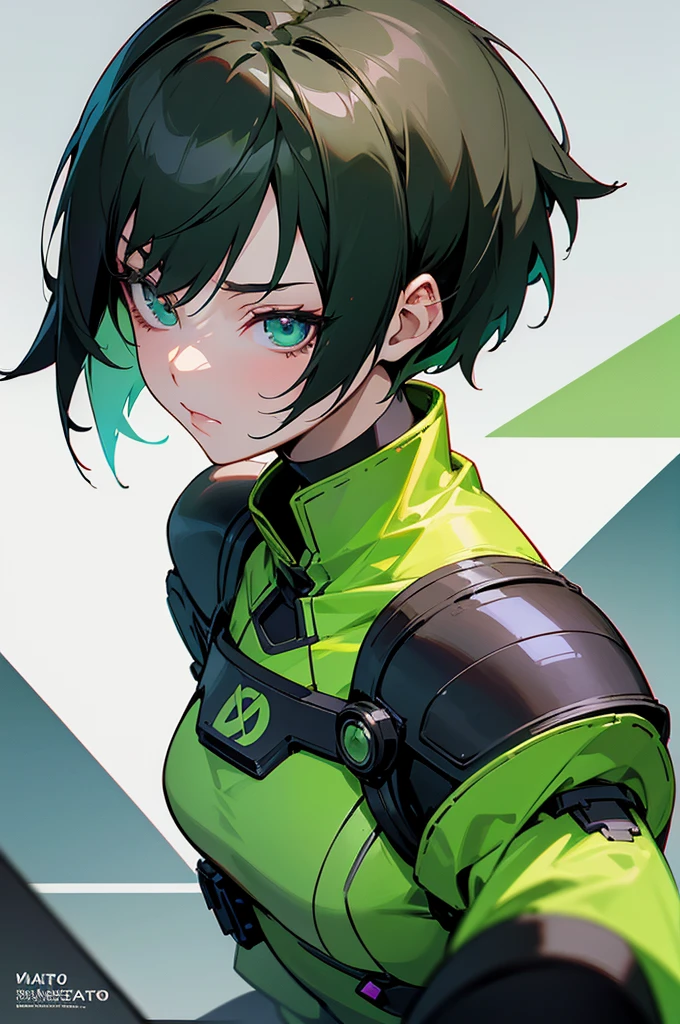 Close-up of a man wearing green and black clothes, Villain Anime Girl ...