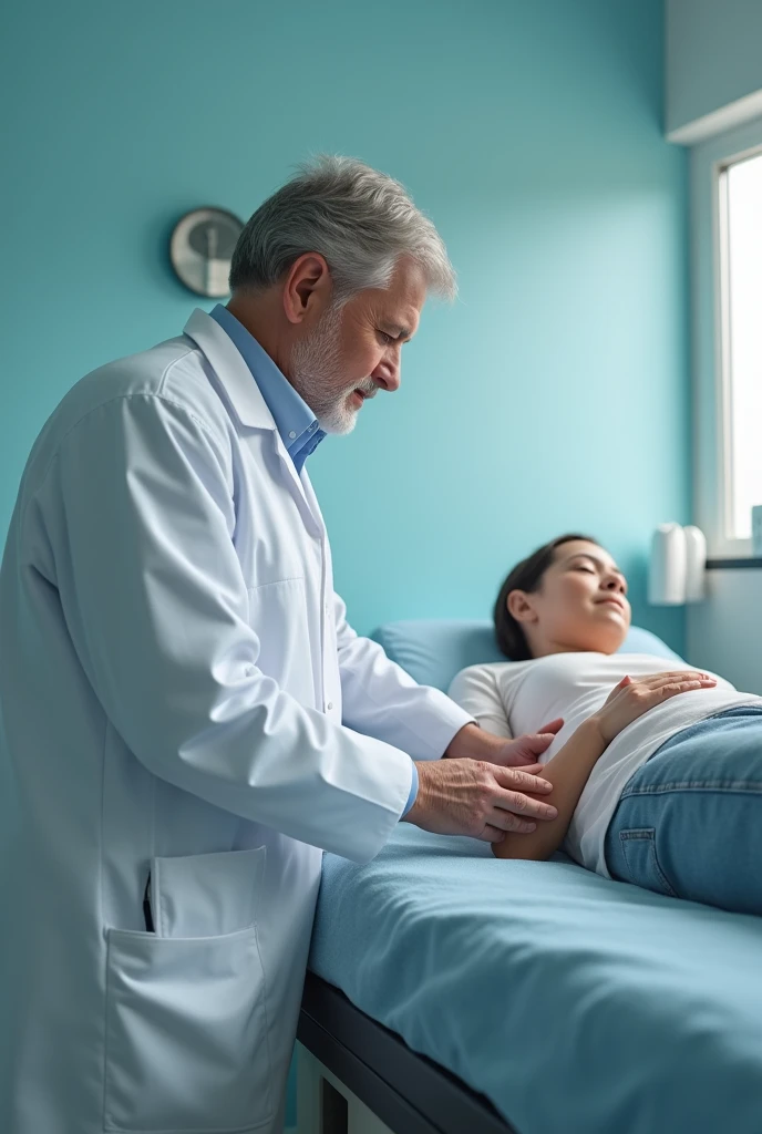 Woman in labor - SeaArt AI