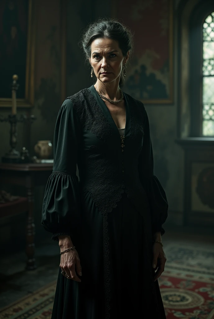 **The Cruel Stepmother** - A stern and cold-hearted woman - SeaArt AI
