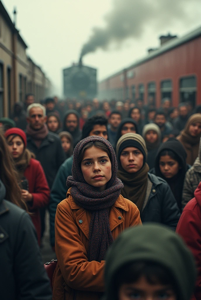 People emigrating - SeaArt AI