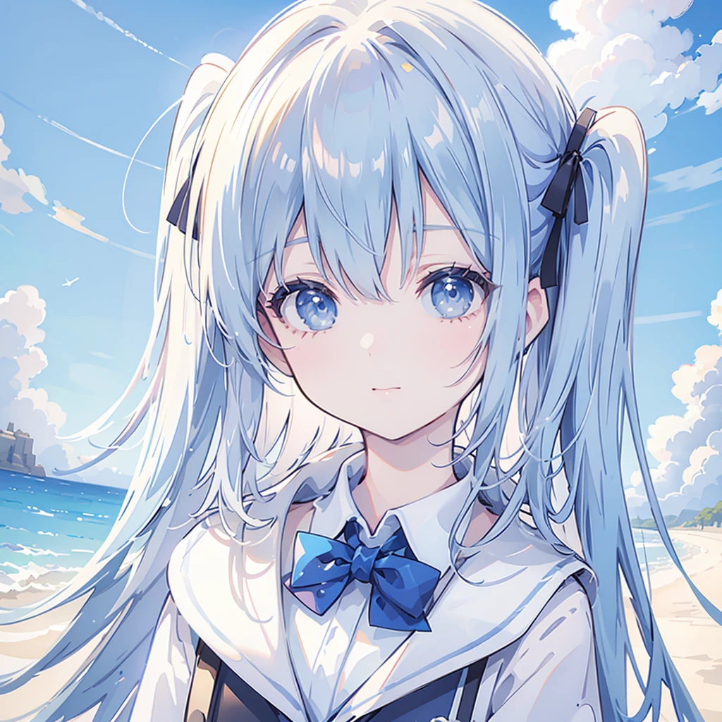 Cumulonimbus、Blue sky、Nothing else、1980Super realistic illustrations of ...