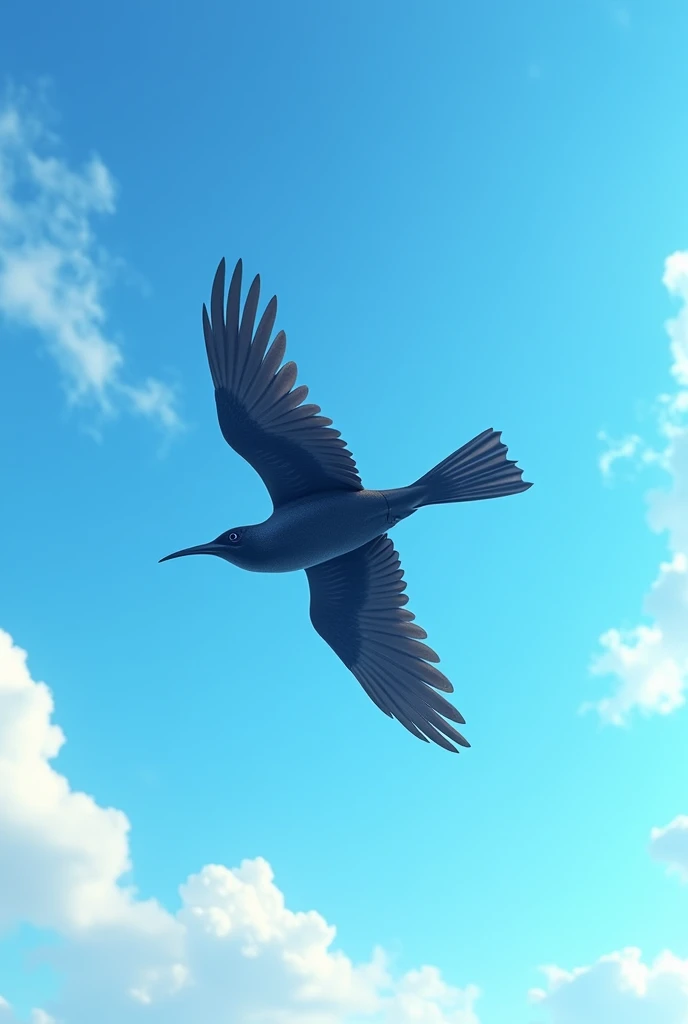 A koyal flying to blue weather - SeaArt AI