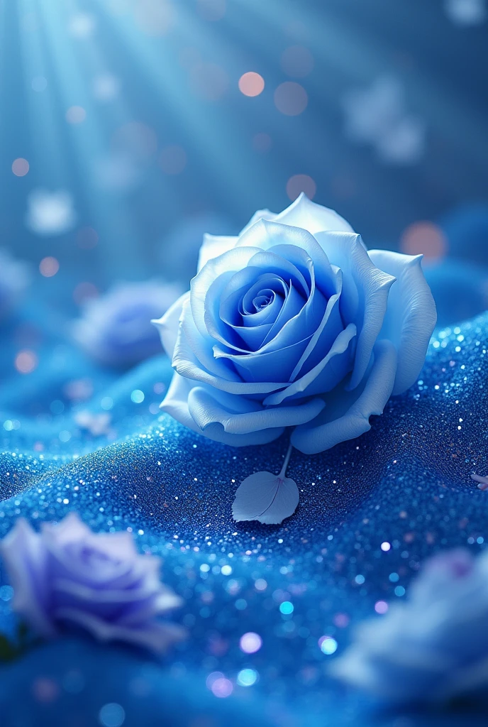 It consists of deep blue glitter。By reflection of light、Tiny white and ...