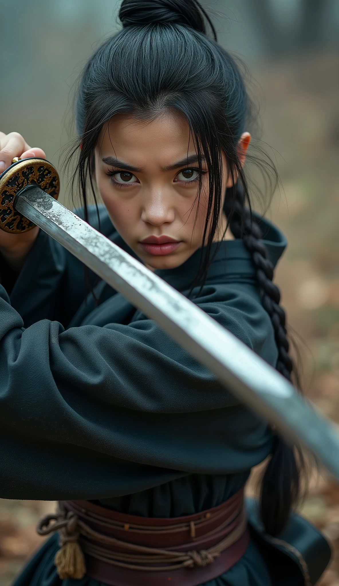 Masterpiece, Highest quality, Raw photo, Realistic photos, Holding a ...