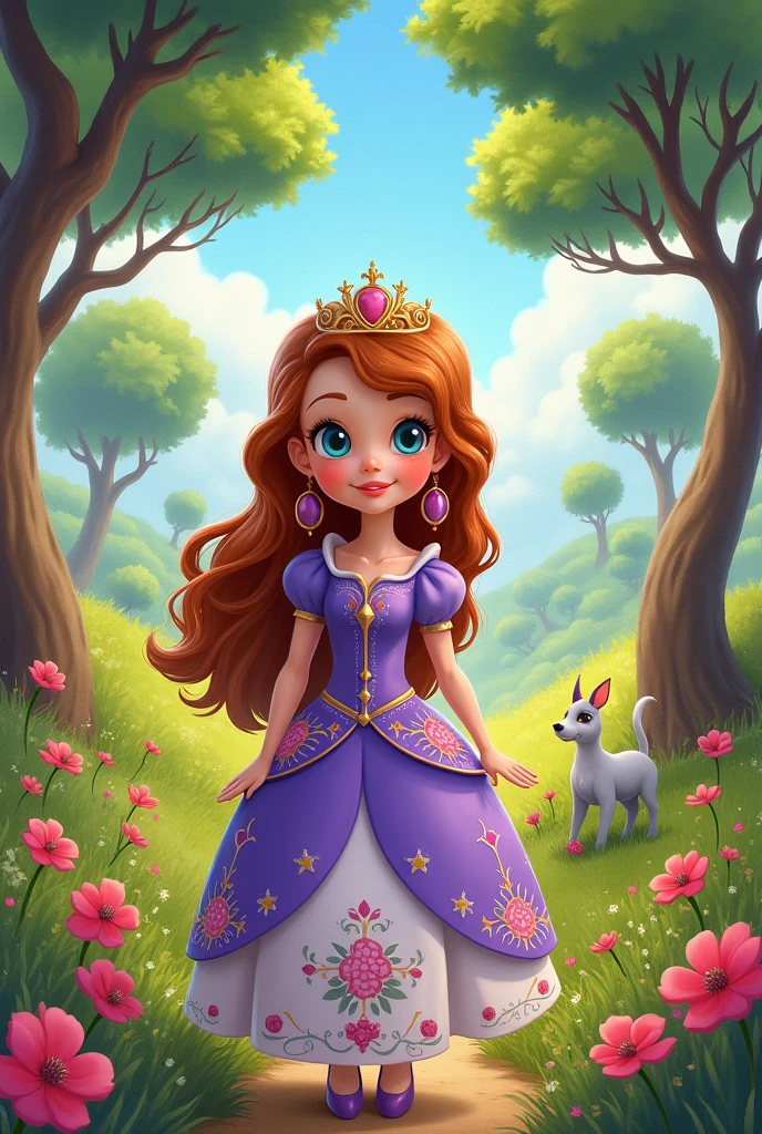 Once upon a time there was a brave princess named Sofia who lived in a ...
