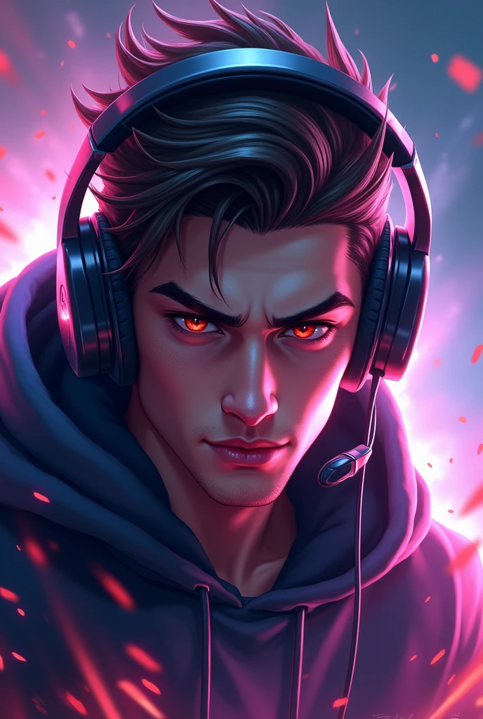 Profile picture for my male league of legends channel - SeaArt AI