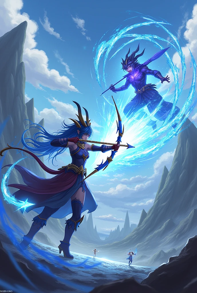 Ganyu and Mavuika fighting against the abyss, and Genshin impact ...