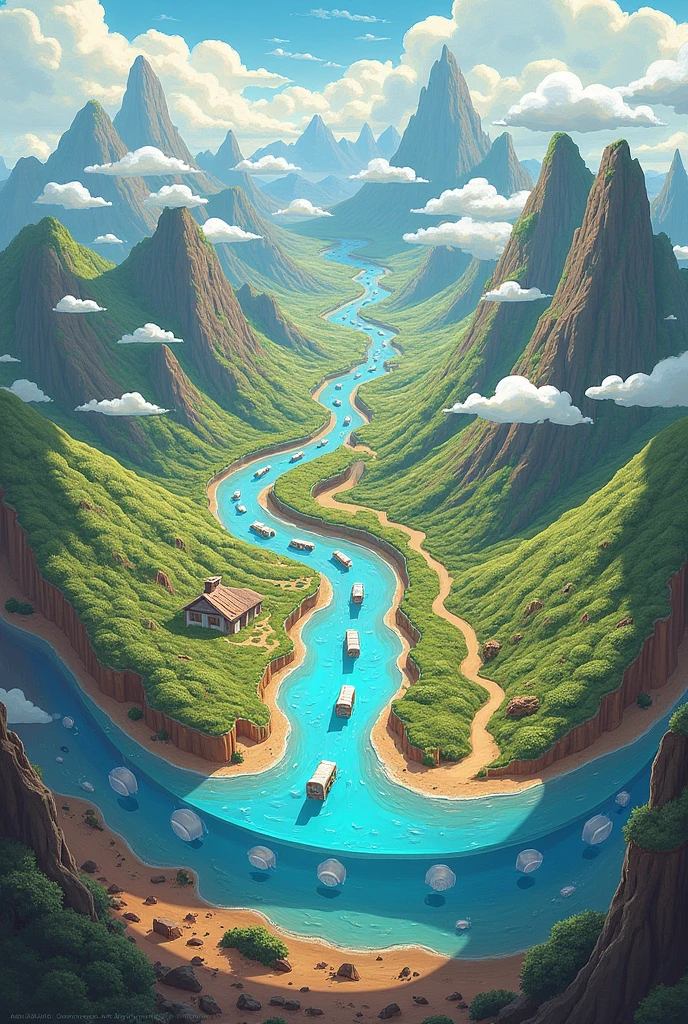 1. Create your own illustration of the following biogeochemical cycles ...