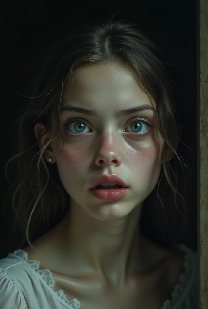 Scared beautiful girl - SeaArt AI