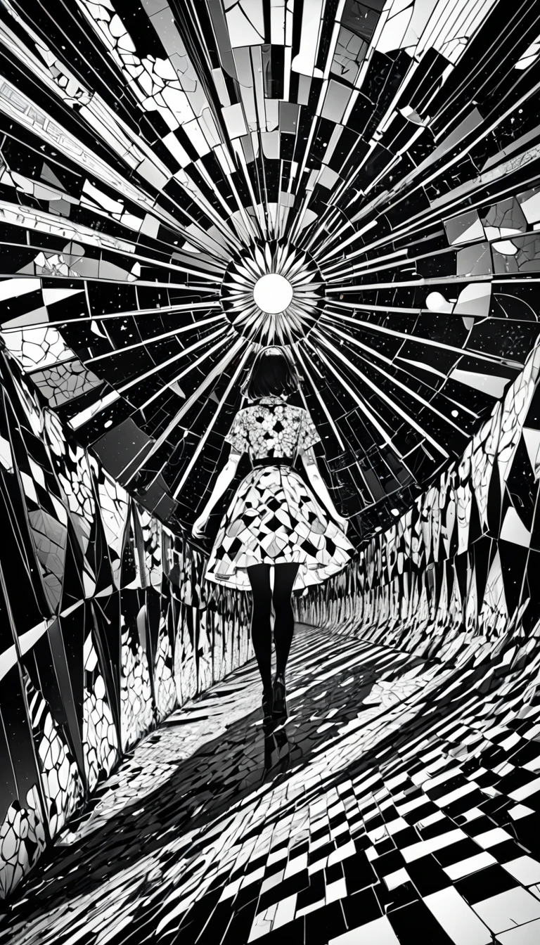 Patchwork illustrations, conceptual installation art, high and fine ...