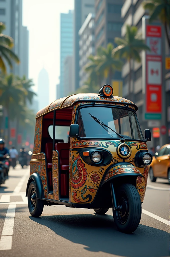 Riksha + bmw combination image - SeaArt AI