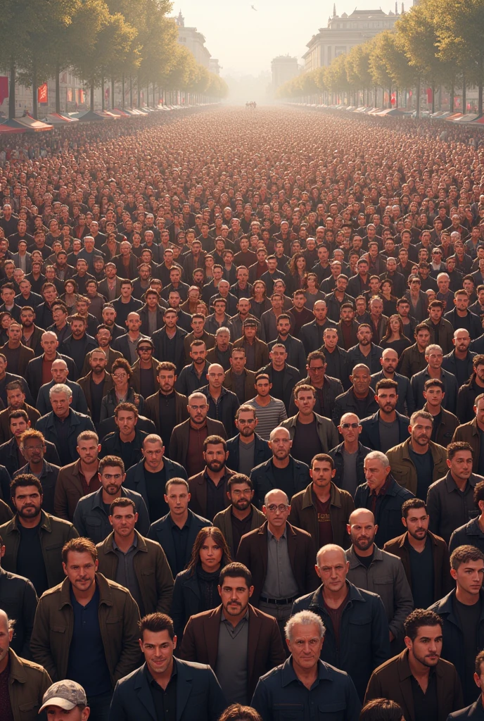 Create a picture of 500 people - SeaArt AI