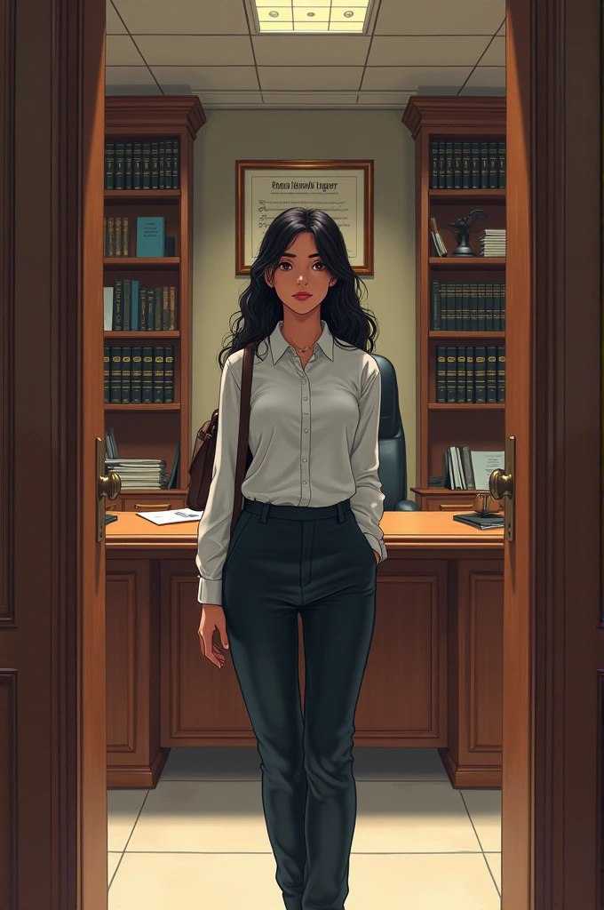 Lucía arrives at the office of a lawyer specializing in student rights ...