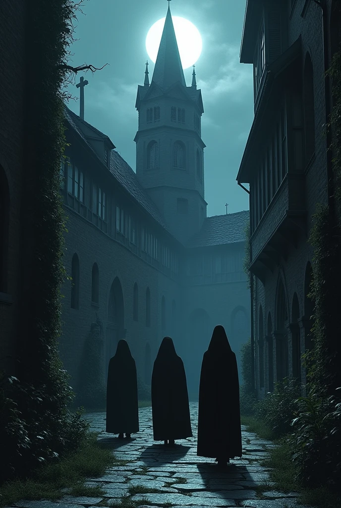 Dark Night Convent - SeaArt AI