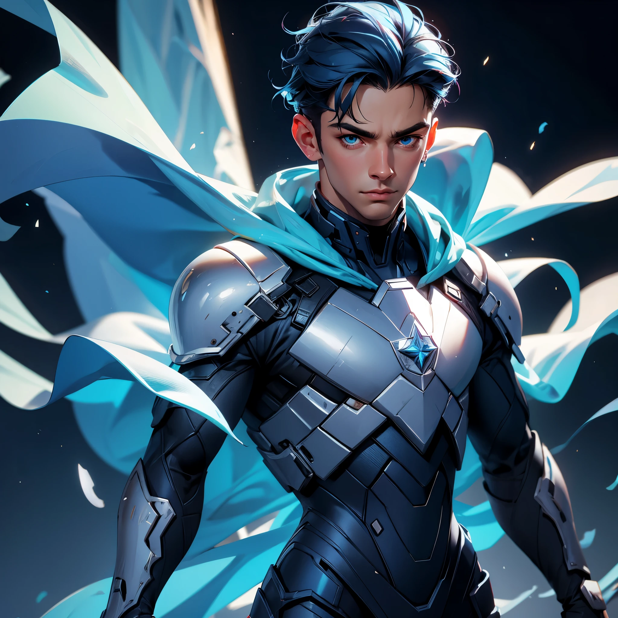 A close up of a person in a suit with a sword - SeaArt AI