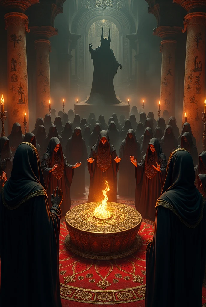 Satanic rituals and money - SeaArt AI
