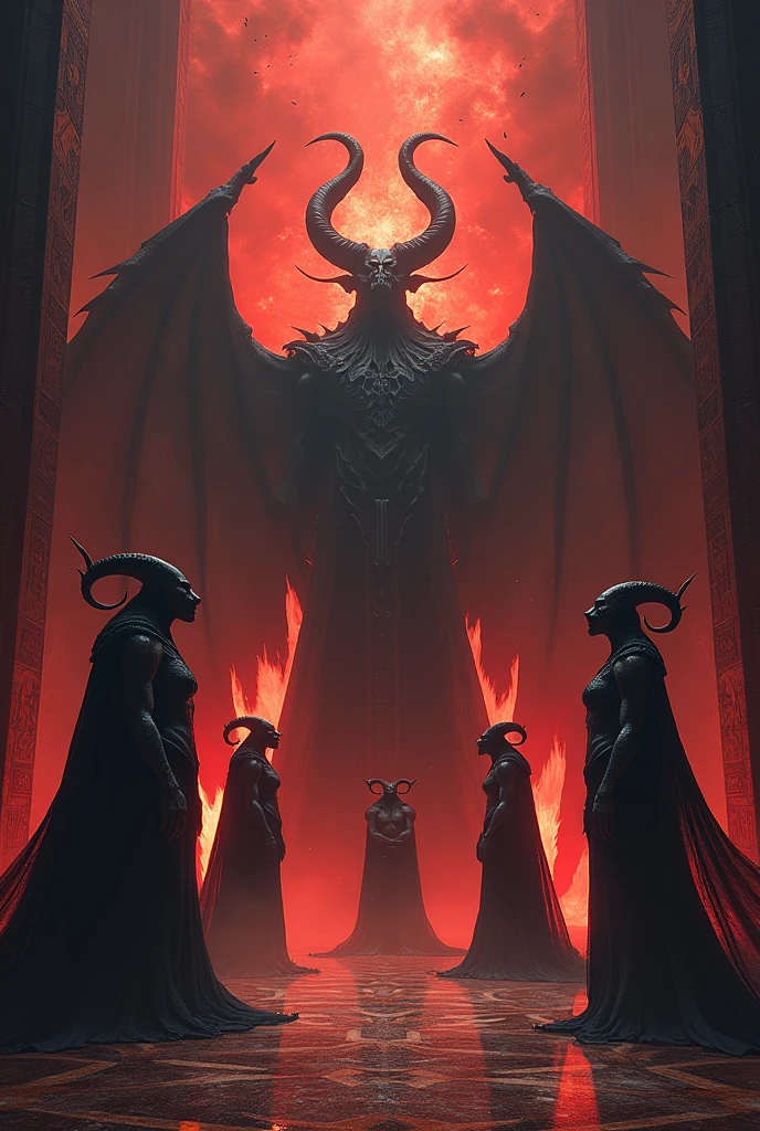 Meeting between Hecate, Belial, Lucifugo Rofocale and Abaddon in the ...
