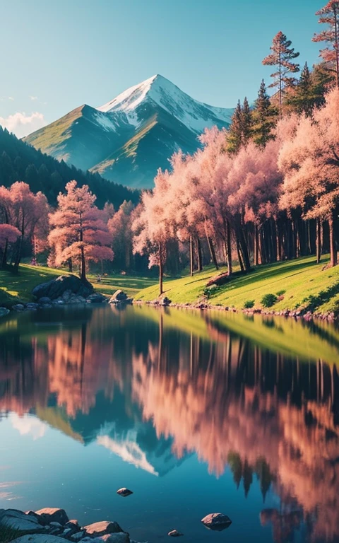 Very beautiful meditative landscape、Soothing scenery、Healing scenery ...