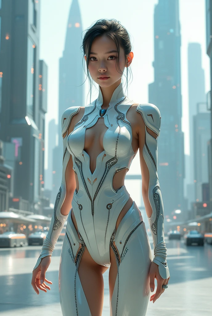 A woman from the 2200s - SeaArt AI