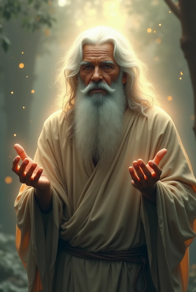 Wise Old Man: An ethereal, wise old man appearing in a dream to Raj ...