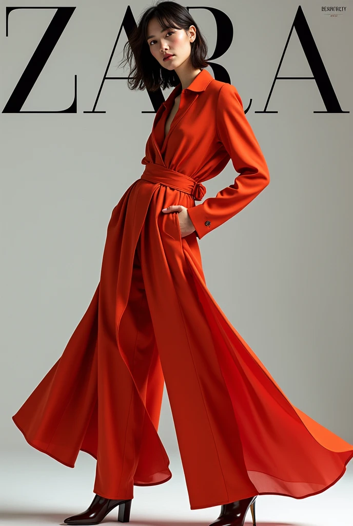 Fait un magazine pour zara - SeaArt AI