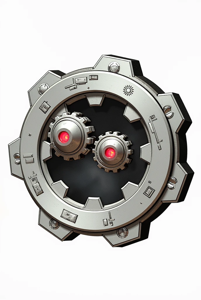 Gear shape, two red eyes - SeaArt AI
