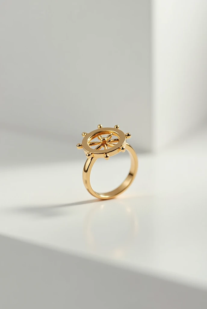 But the ring has a little wheel in the center so that the user can ...