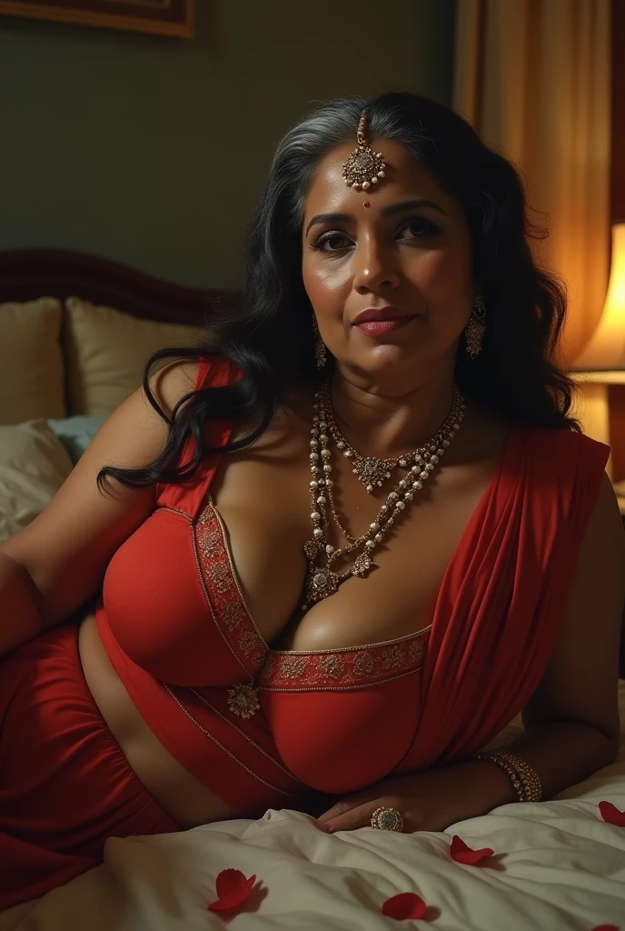 A old Hot and sexcy Indian single nude woman wearing mangalsutra along with sin - SeaArt AI