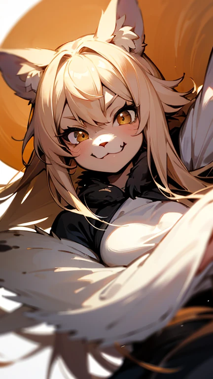 Masterpiece, Full-HD, 2 females, kemono, furry face, evil smiling ...