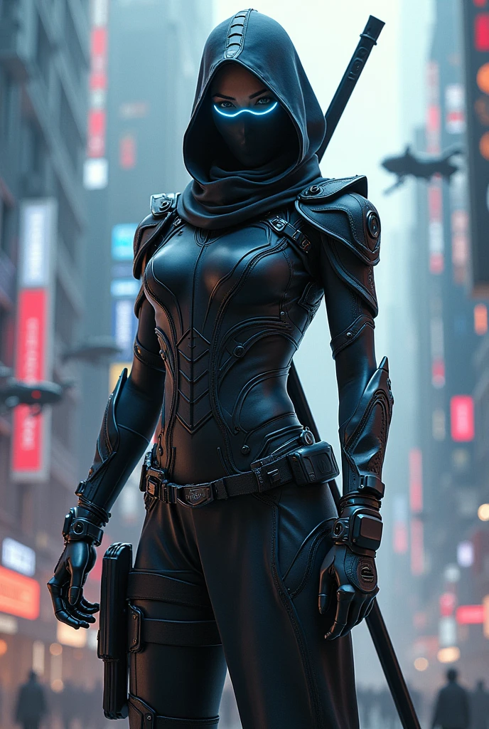 Futuristic Ninja - SeaArt AI