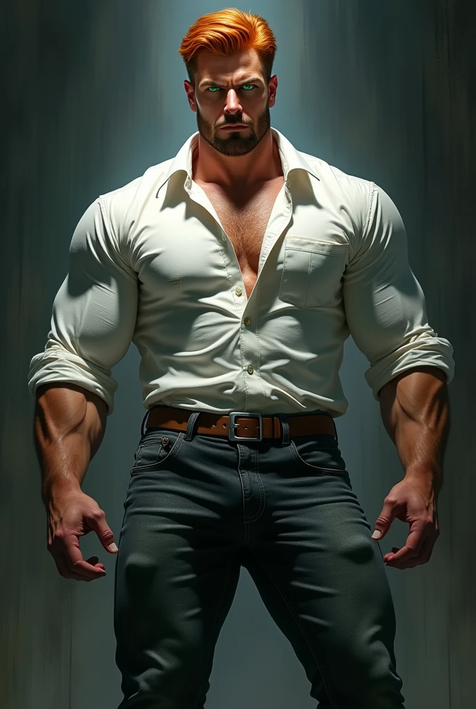 Masterpiece, Best Quality, Ultra-Detailed, muscular, imposing man ...
