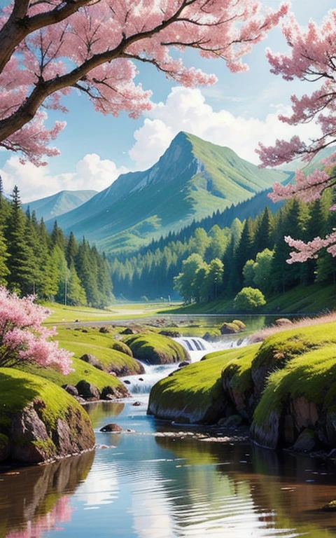 Very beautiful meditative landscape、Soothing scenery、Healing scenery ...