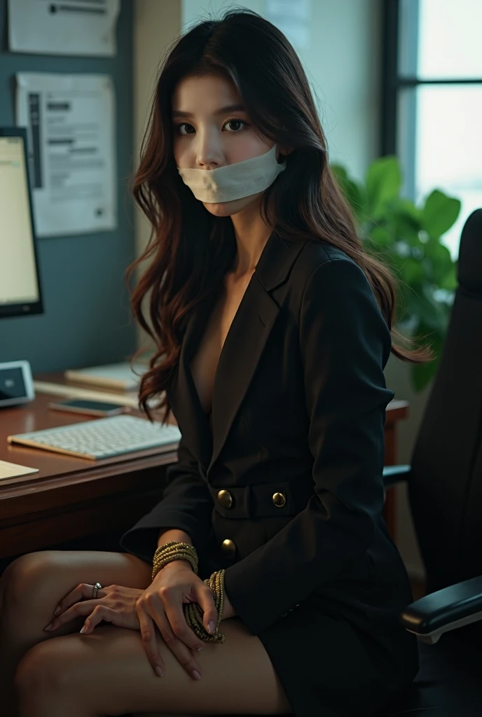 Beautiful Asian woman, long hair, height 176cm, ?????? size 34B - SeaArt AI