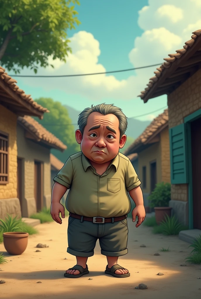 A village man is going through a small and terrible worry 8D Animation ...