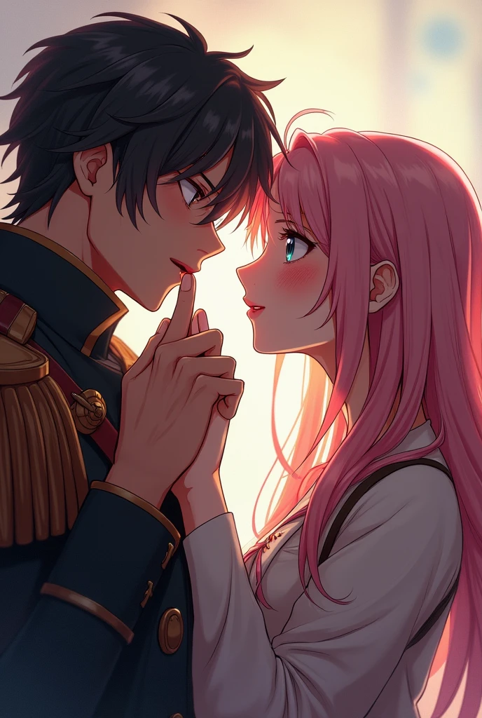 Captain Kaizo from BOBOIBOY BY MONSTA. his thumb caressing a light pink ...