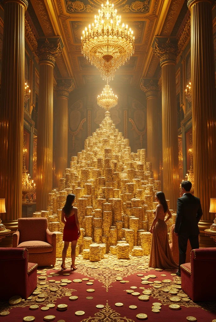 Ft of money and wealth - SeaArt AI