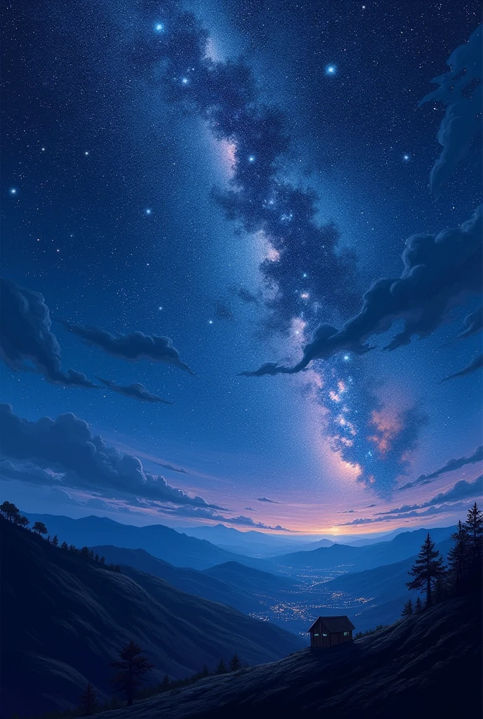 Starry night painting - SeaArt AI